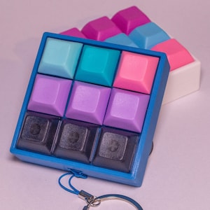 MX Fidget Plate 3x3 3D Printed Fidget Toy Keychain - Etsy
