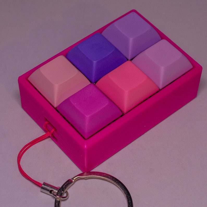 MX Fidget Plate 2x3 3D Printed Keychain Fidget Toy - Etsy