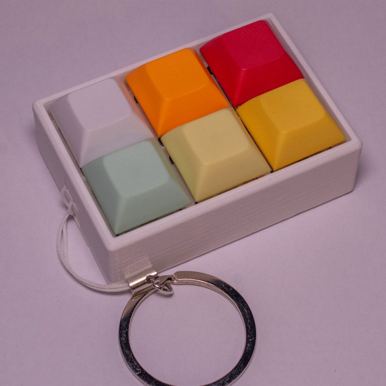 MX Fidget Plate 2x3 3D Printed Keychain Fidget Toy - Etsy