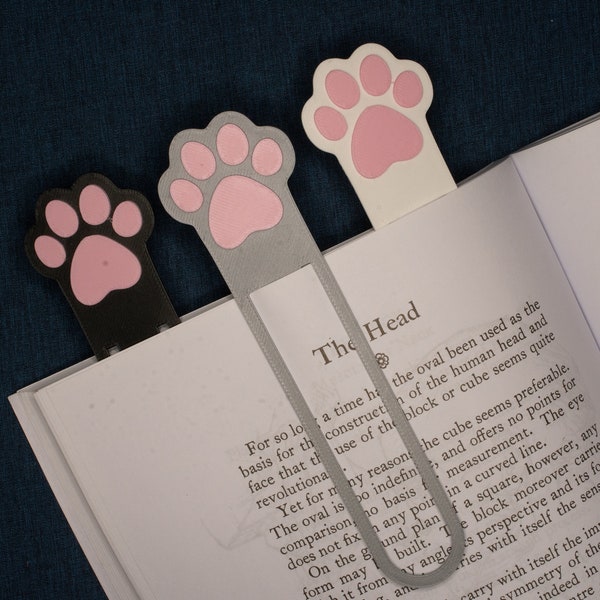 Paw Print Bookmark - Etsy