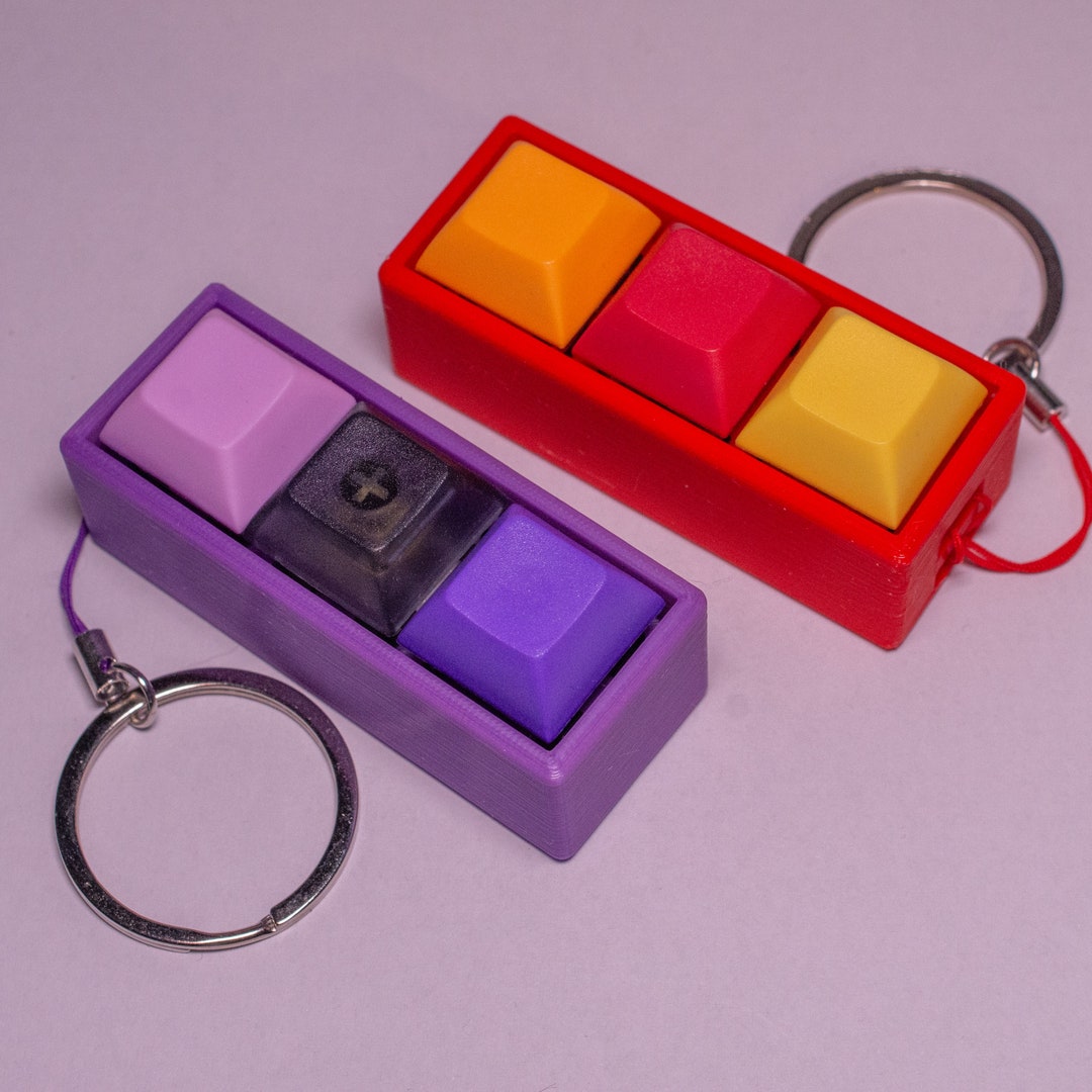 MX Fidget Plate 1x3 3D Printed Fidget Toy Keychain - Etsy