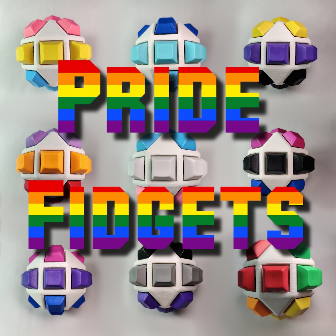 Pride Fidget Orbs 3D Printed Fidget Toy - Etsy