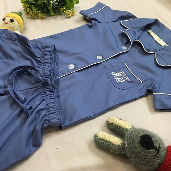 Monogram Pajamas - Etsy