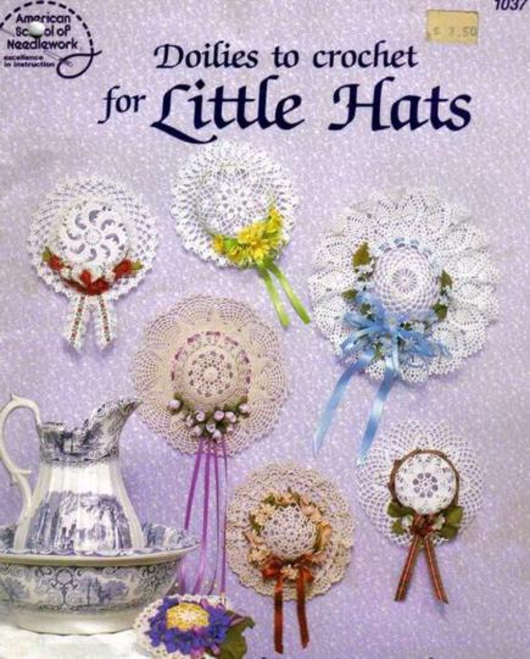 PDF Vintage Crochet Pattern - Doilies Little Hats - Etsy