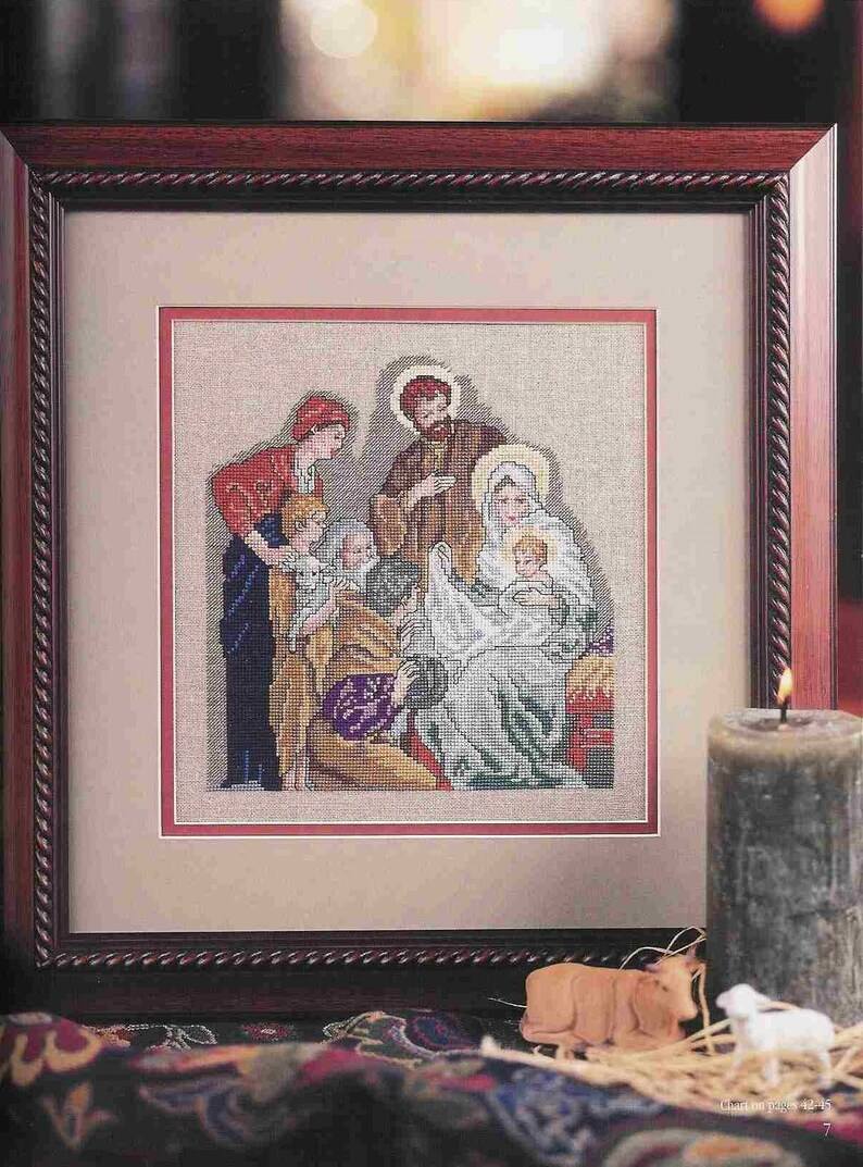 Christmas Vintage Cross Stitch Pattern Pdf / A Christmas to Remember ...