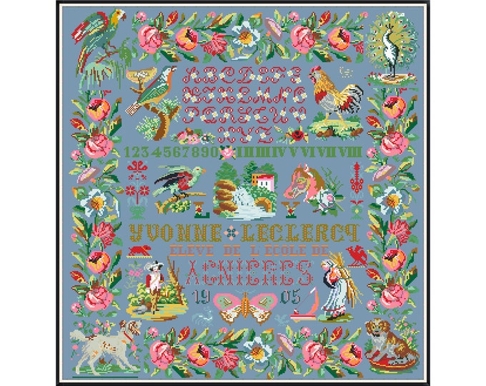 Louisa Coulimore a Bristol Orphanage Sampler by Hands Across the Sea ...