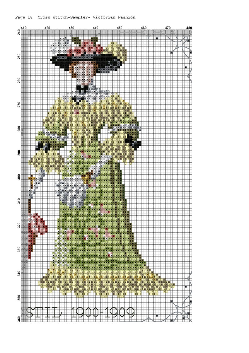 Sampler Cross Stitch Pdf / Counted Vintage Pattern Embroidery - Etsy