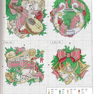 Vintage Christmas Cross Stitch Pattern: Holiday Traditions Embroidery ...