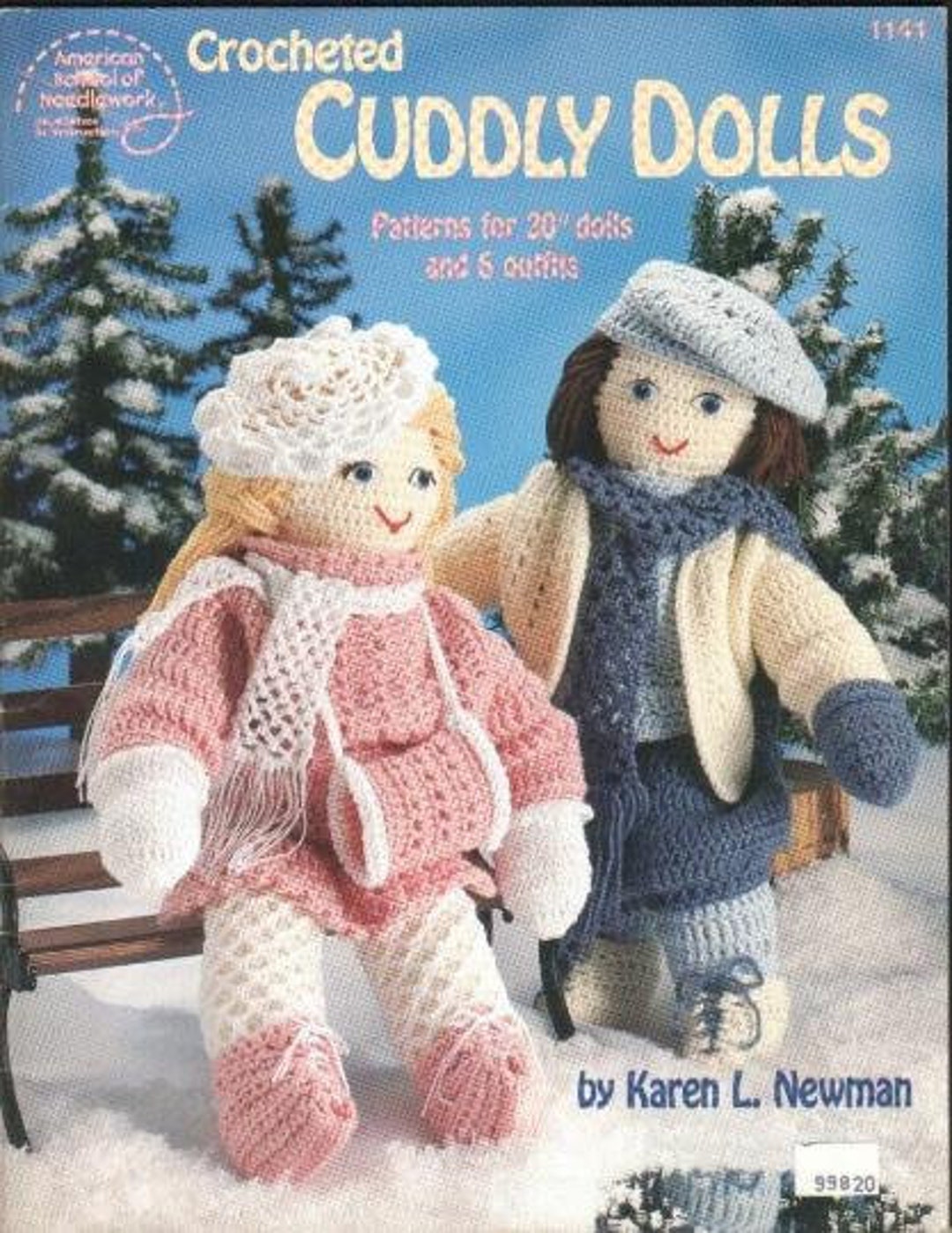 Vintage Crochet Cuddly Dolls Pattern: 20" Dolls, 6 Outfits (PDF) - Etsy