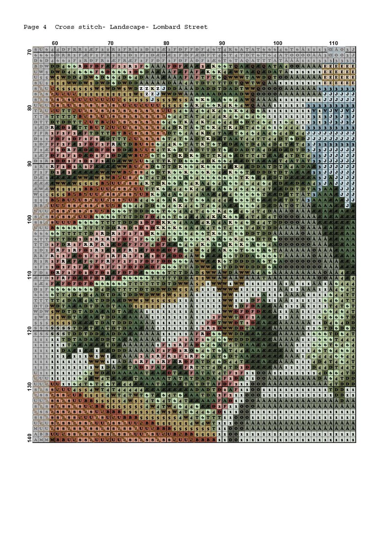 Vintage Cross Stitch Pattern Pdf Victorian House Lombard - Etsy