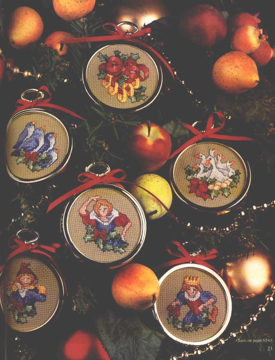 Christmas Vintage Cross Stitch Pattern Pdf / All Thru and House ...