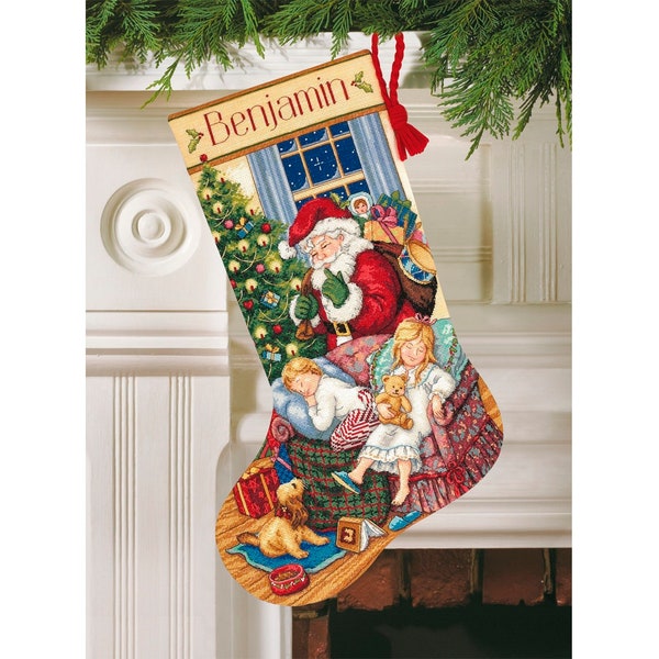 Counted Cross Stitch Christmas Stocking - Etsy