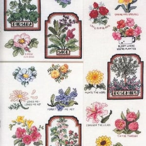 The Ultimate Flower Book / Pdf Vintage Cross Stitch Counted Pattern ...