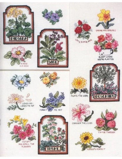 The Ultimate Flower Book / Pdf Vintage Cross Stitch Counted Pattern ...