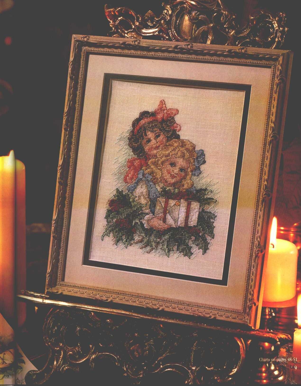 Christmas Vintage Cross Stitch Pattern Pdf / All Thru and House ...
