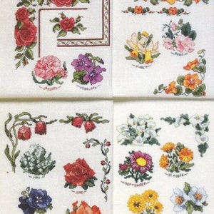 The Ultimate Flower Book / Pdf Vintage Cross Stitch Counted Pattern ...