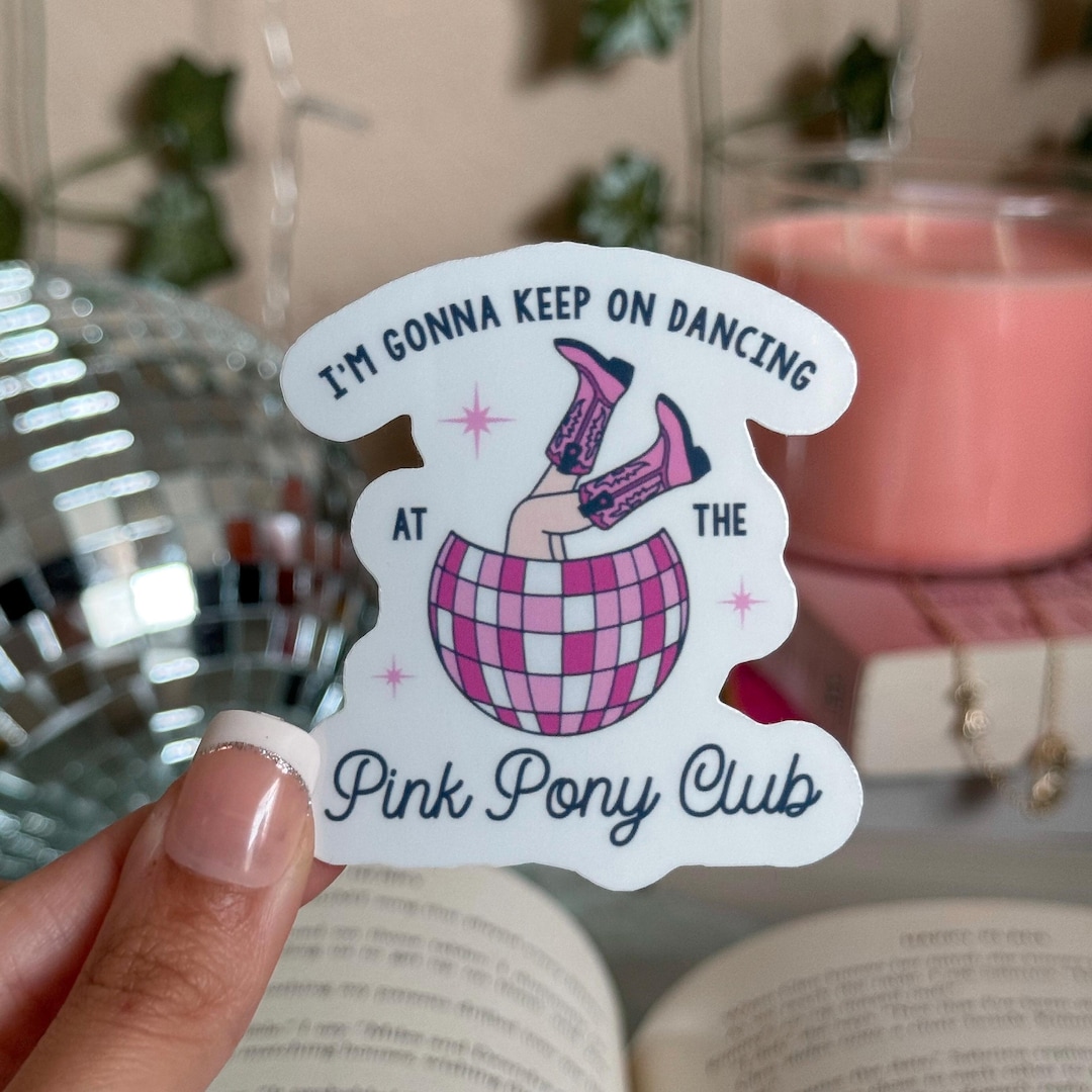 Pink Pony Club Sticker, Chappell Roan Stickers, Pink Pony Club ...