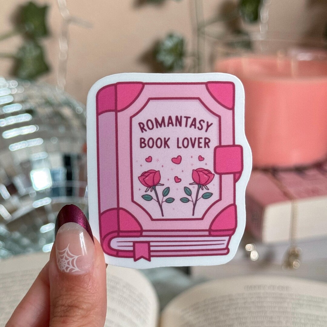 Romantasy Book Lover Sticker: Glossy Kindle Sticker - Etsy
