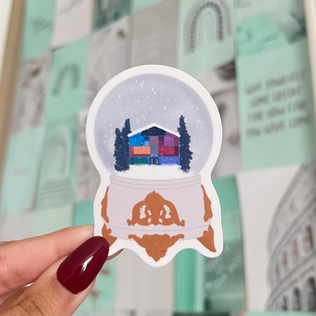 Snow Globe Lover House Taylor Swift Sticker, Christmas Sticker, Lover ...