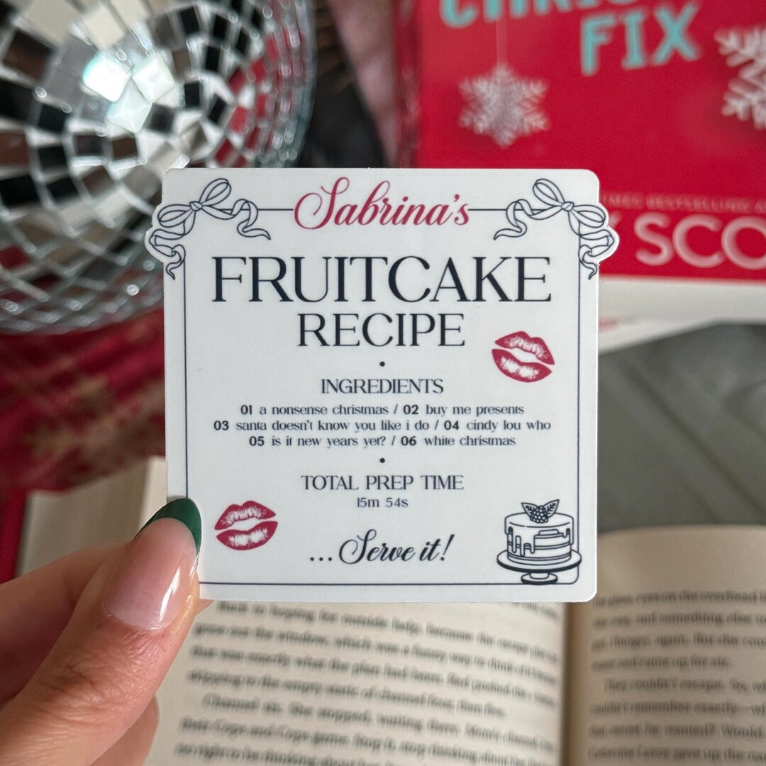 Sabrina Carpenter Fruitcake Sticker, Sabrina Carpenter Sticker, Kindle ...