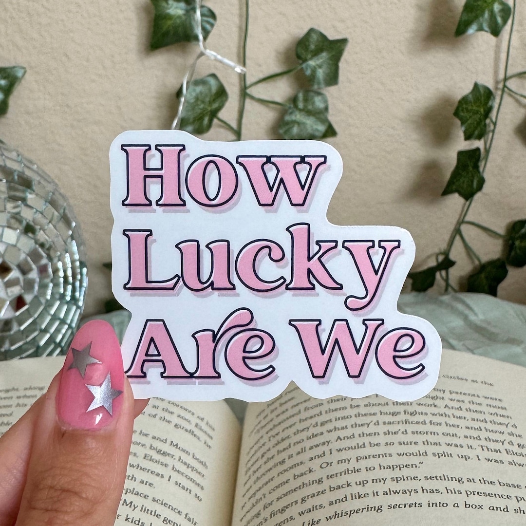 How Lucky Are We Zach Bryan Sticker, Zach Bryan Sticker, Zach Bryan ...