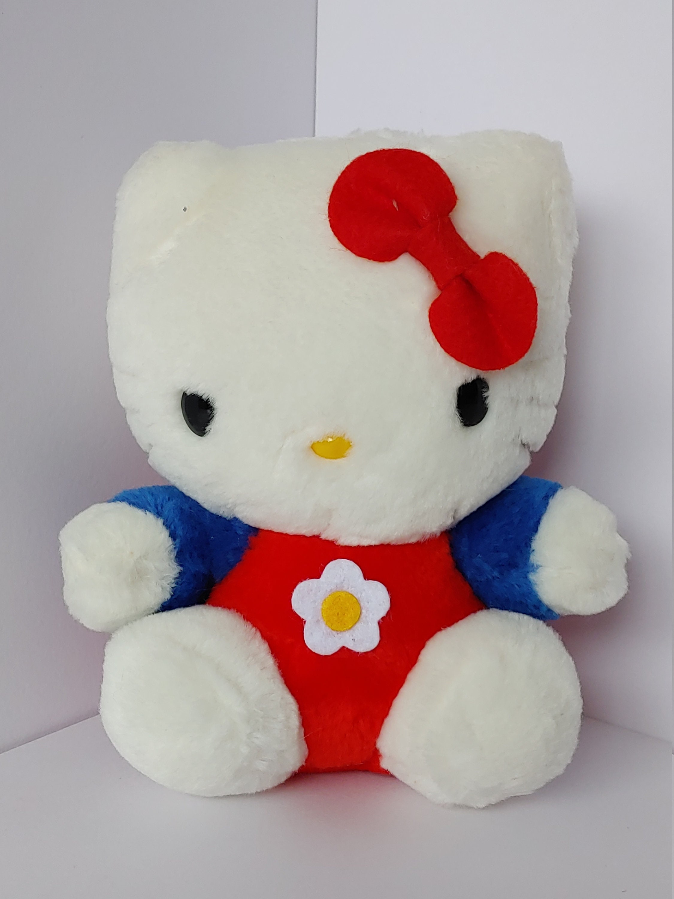 Sanrio Hello Kitty Plush Doll Old Kitty Vintage Not For Sale Etsy Uk