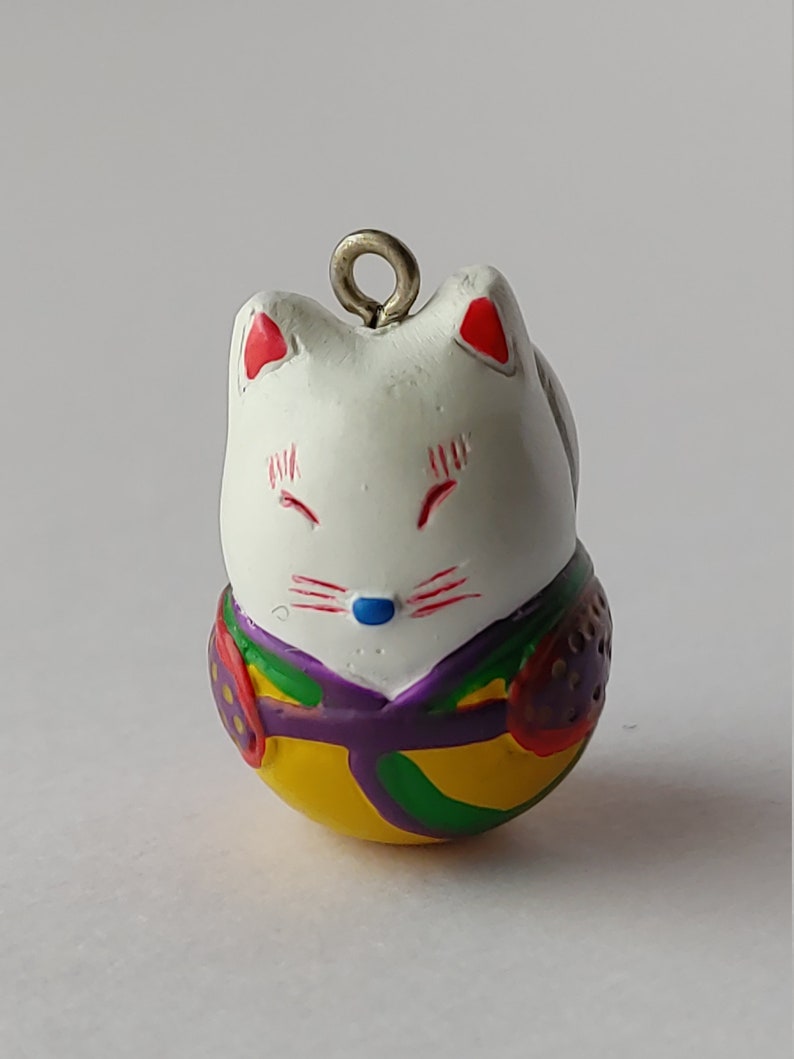 Japanese Lucky Animals Fox Monky Rabbit Tiny Wobbling Ornament Kawii ...