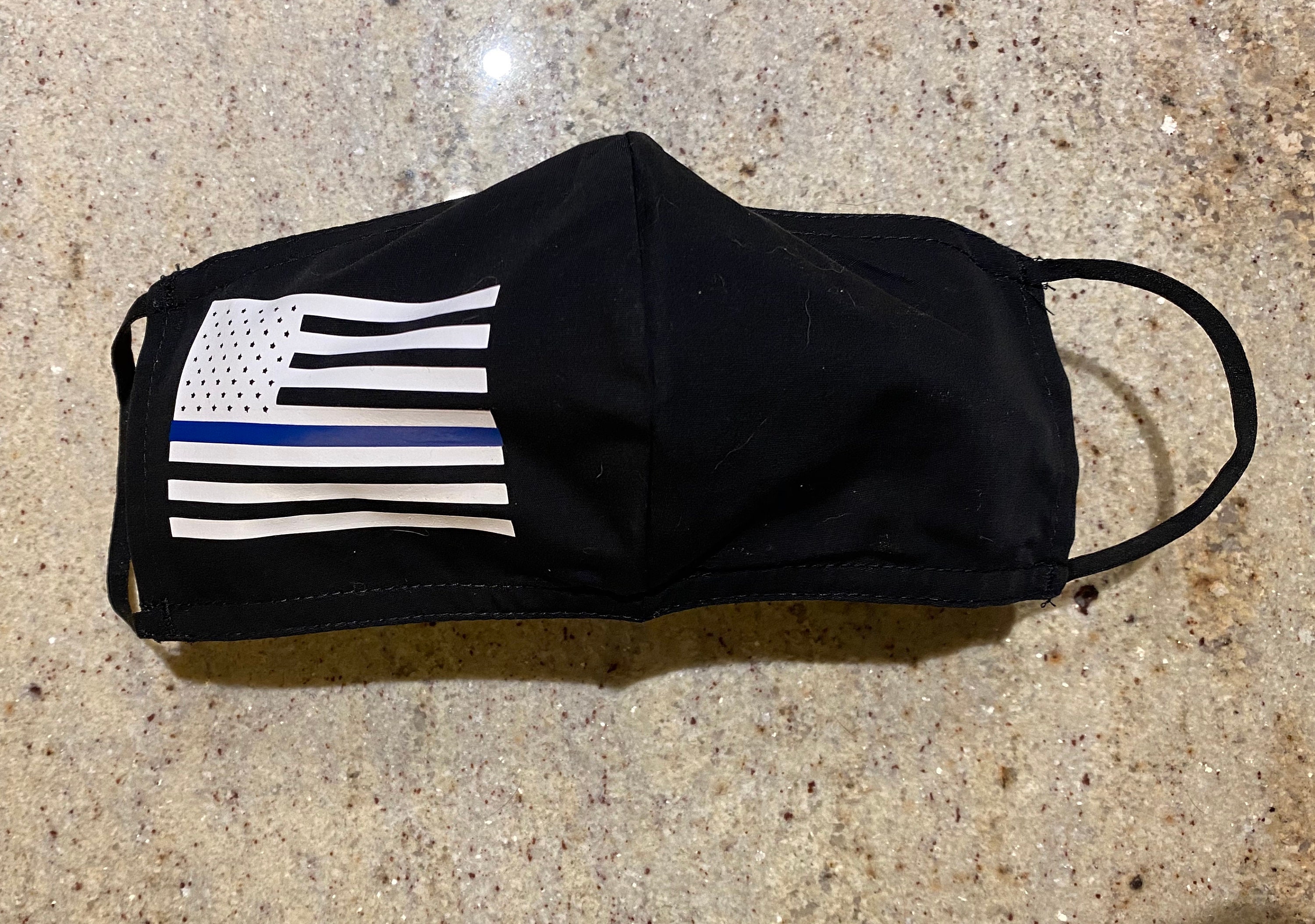Thin Blue Line Face Mask - Etsy