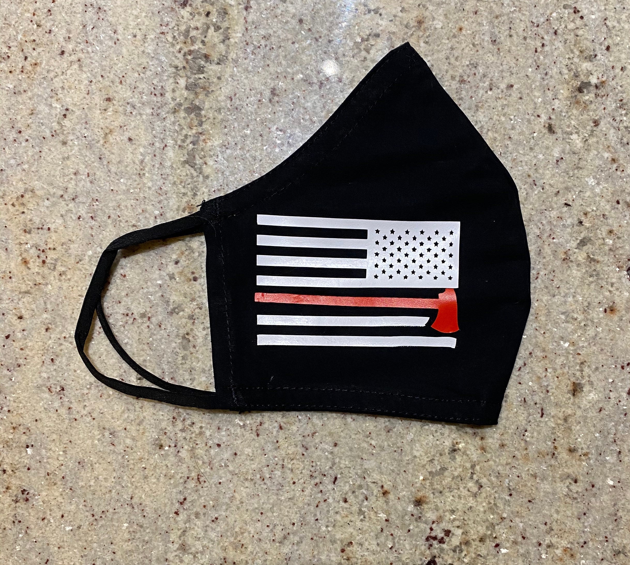 Thin Red Line Face Mask - Etsy