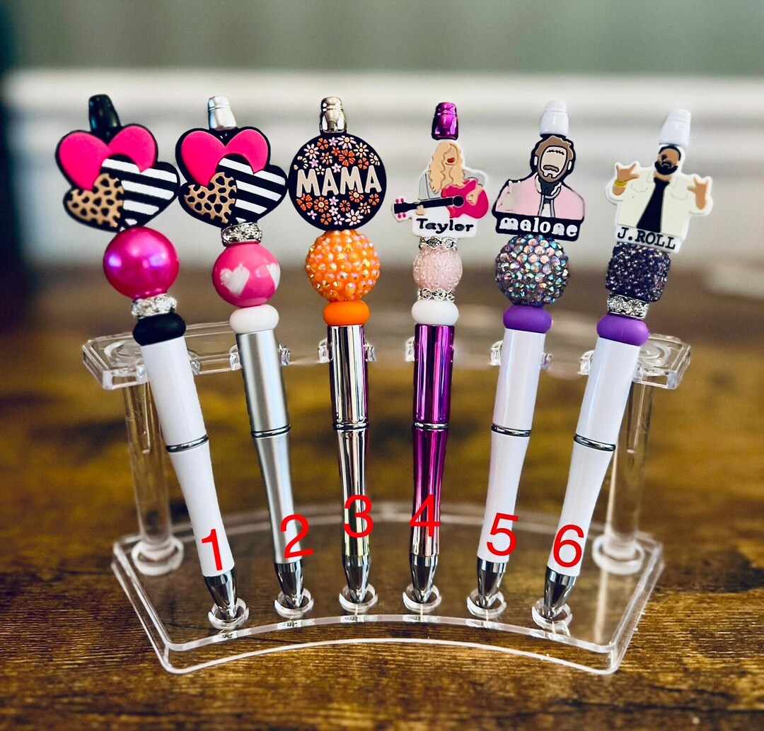 NEW Beaded Pens Valentines Day Pen Swiftie Pen Malone Pen Jroll Pen ...