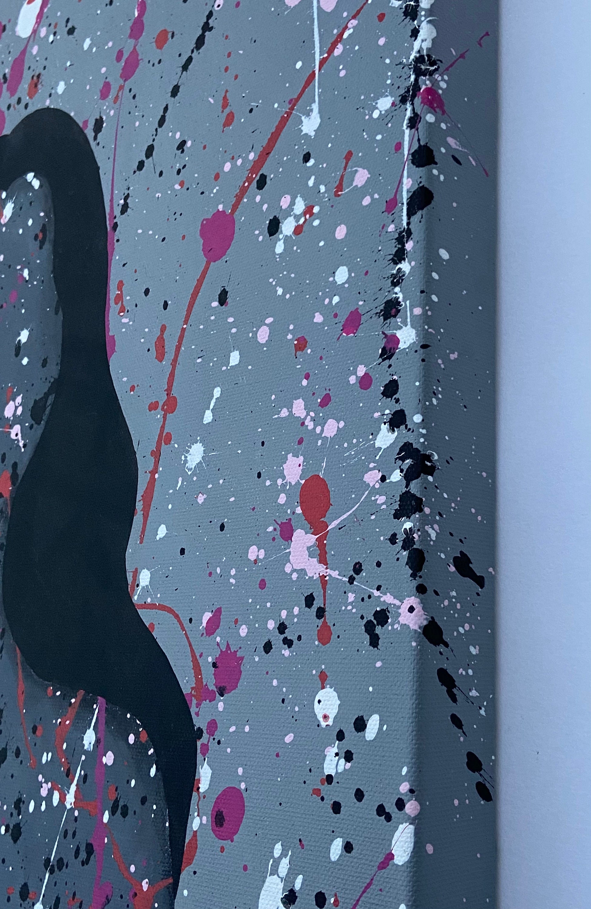 Abstract Splatter Paint Portrait - Etsy UK