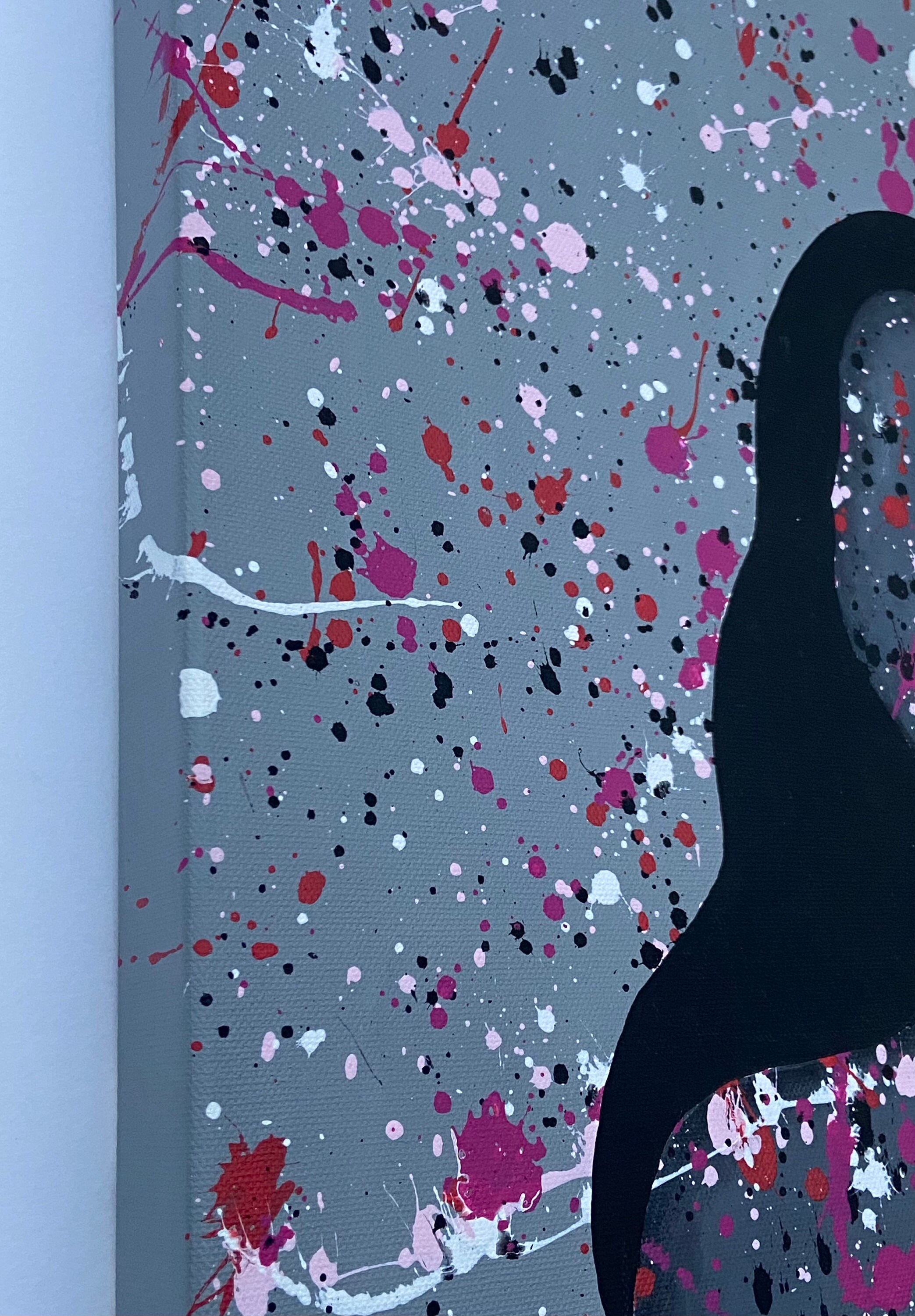 Abstract Splatter Paint Portrait - Etsy UK