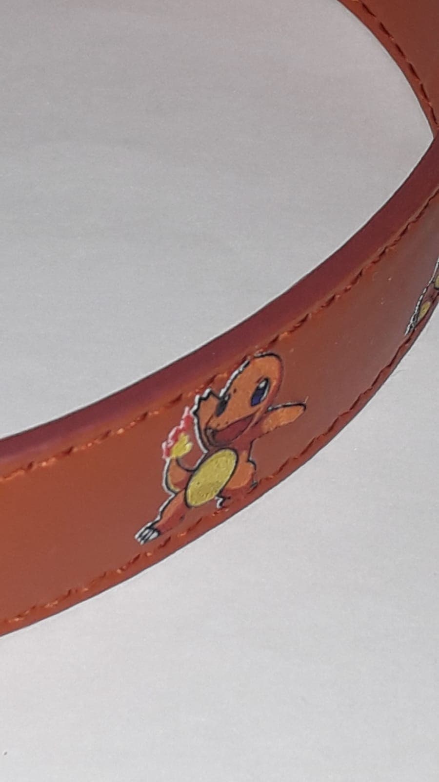 Leather Choker Poke-mon Pokemon Choker Charmender Necklace Best Neck ...