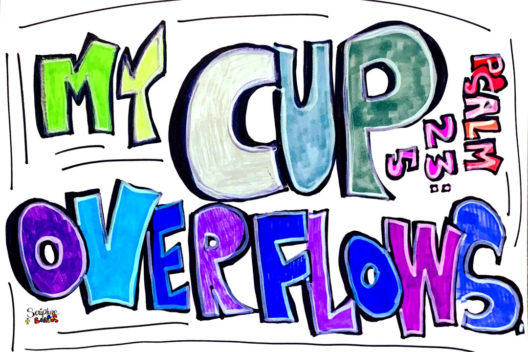 Cup Overflows - DIGITAL DOWNLOAD - Etsy