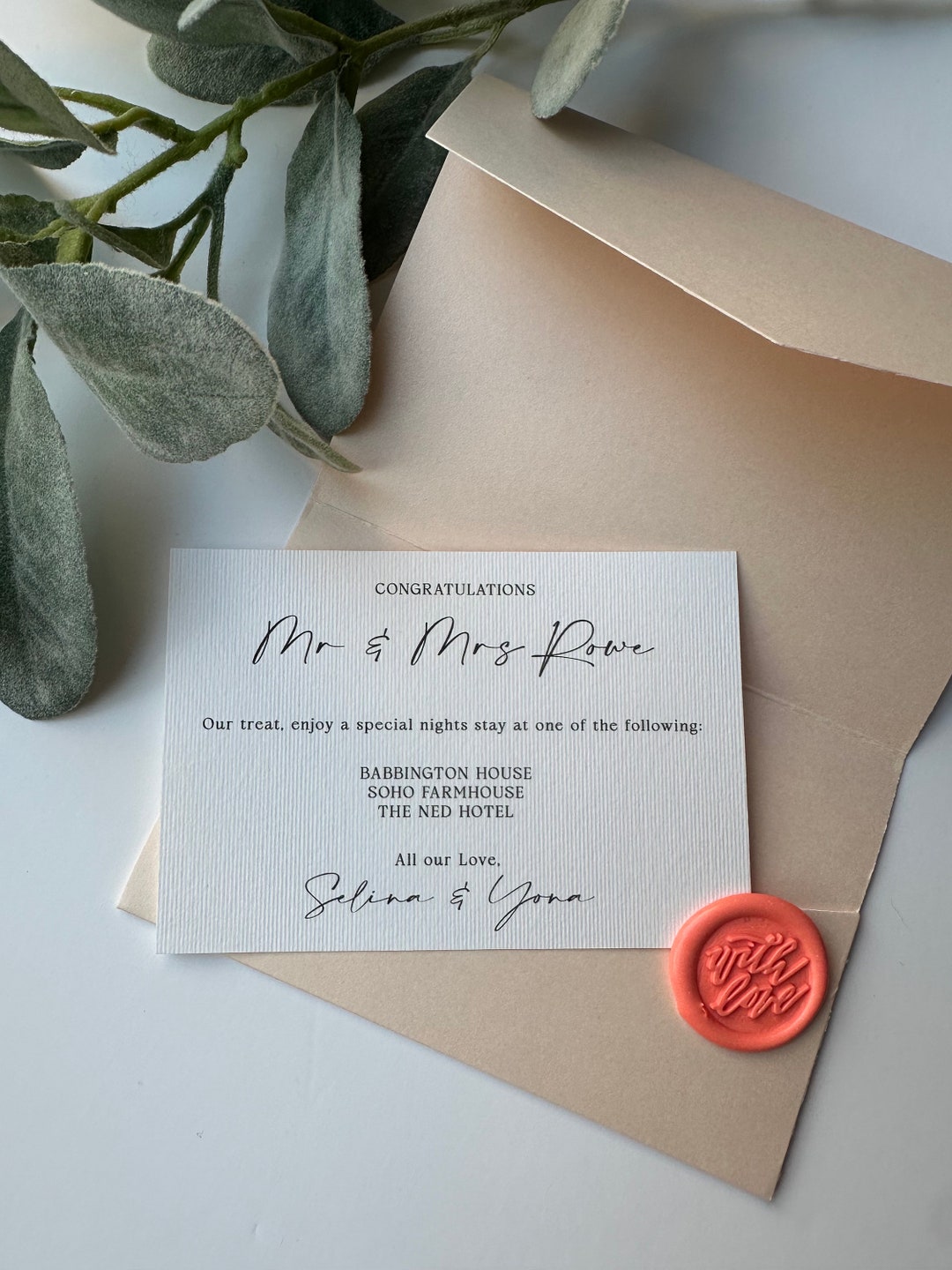 Handmade Personalised Gift Voucher Cards in Pocket Folded Envelope - Etsy