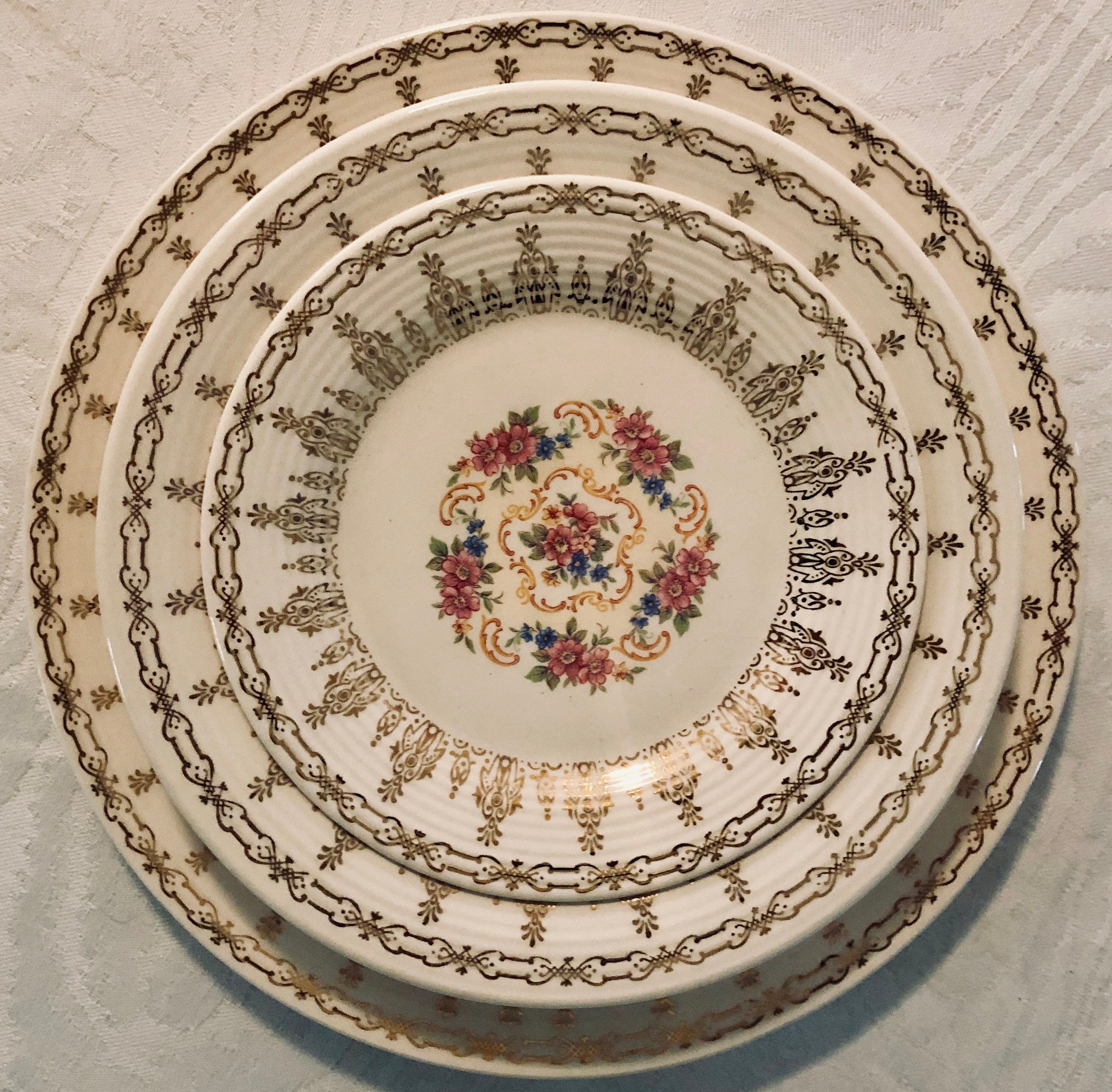 Vintage Victorian Fine China Table Settings - Etsy