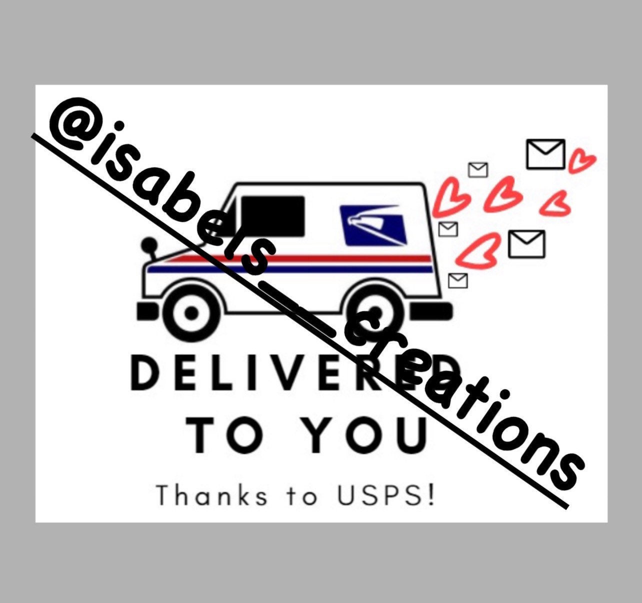 USPS Sticker Decal Digital PNG Design | Etsy