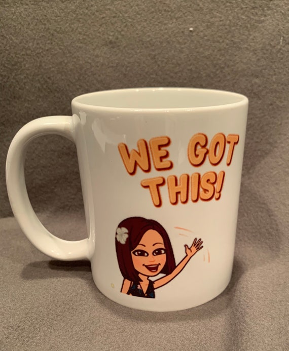 2 Sided Bitmoji Mug Personalized With Your Bitmoji | Etsy