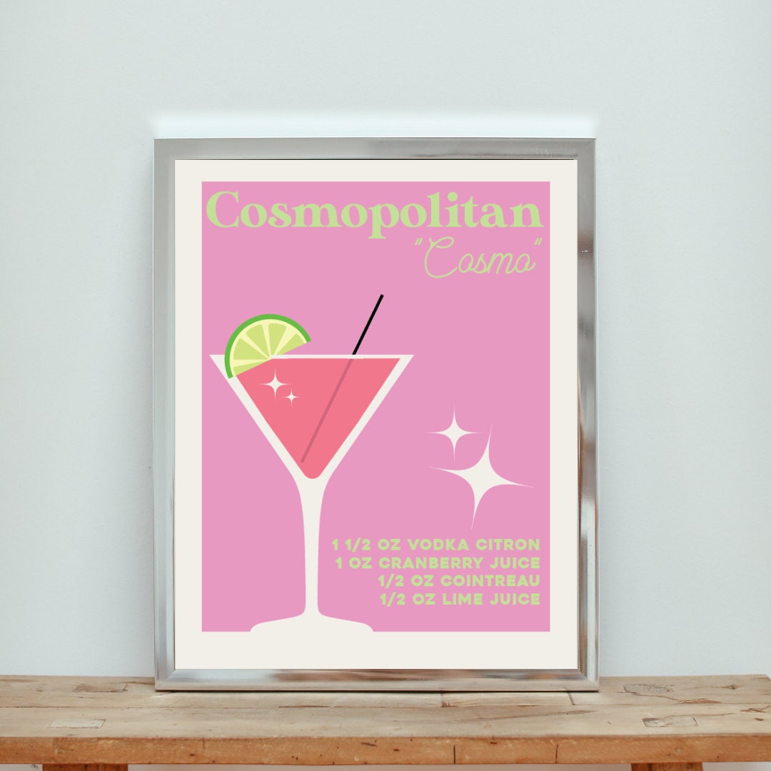 Cosmopolitan - Digital Download - Wall Print - Downloadable Print ...
