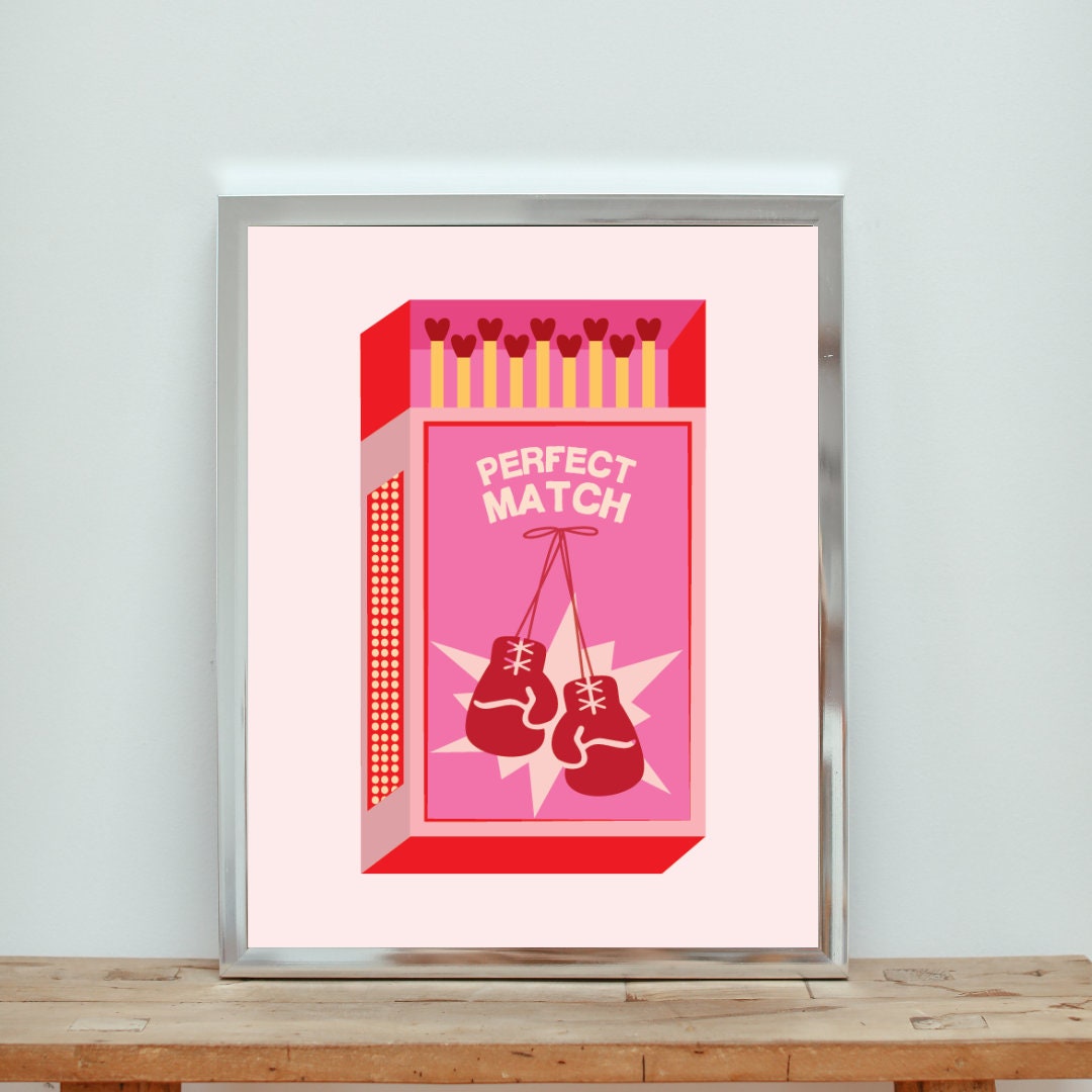 Pink Matchbox - Digital Download - Wall Print - Downloadable Print ...