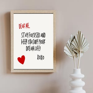 Motivational Print, Stay Focused and Keep Chasing Your Dream Life Wall ...