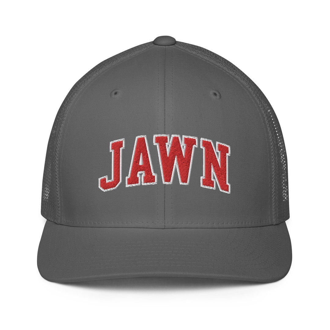 Jawn Collegiate Arch Closed Back Trucker Hat - Etsy