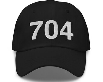 704 Area Code Dad Hat Charlotte Gastonia Mooresville - Etsy