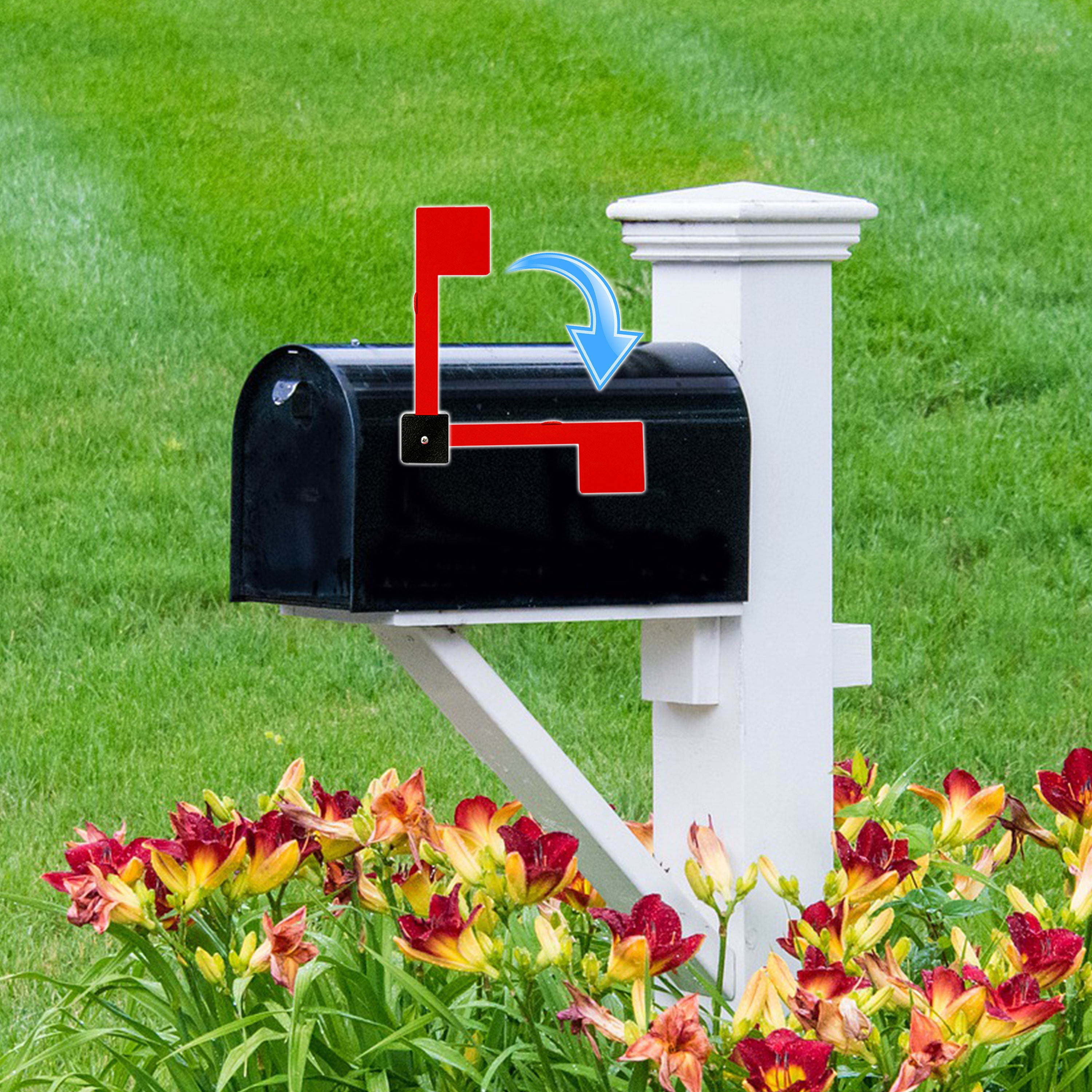 No Tools Needed Waterproof Sturdy Mailbox Flag Replacement, Most ...