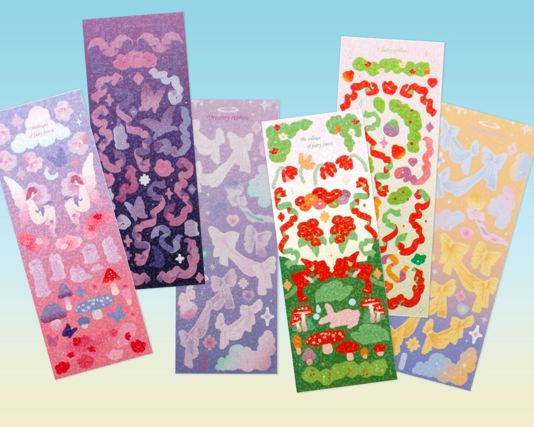 Fairy Forest Twinkle Stickers - Glitter Deco Stickers - Polco Stickers ...
