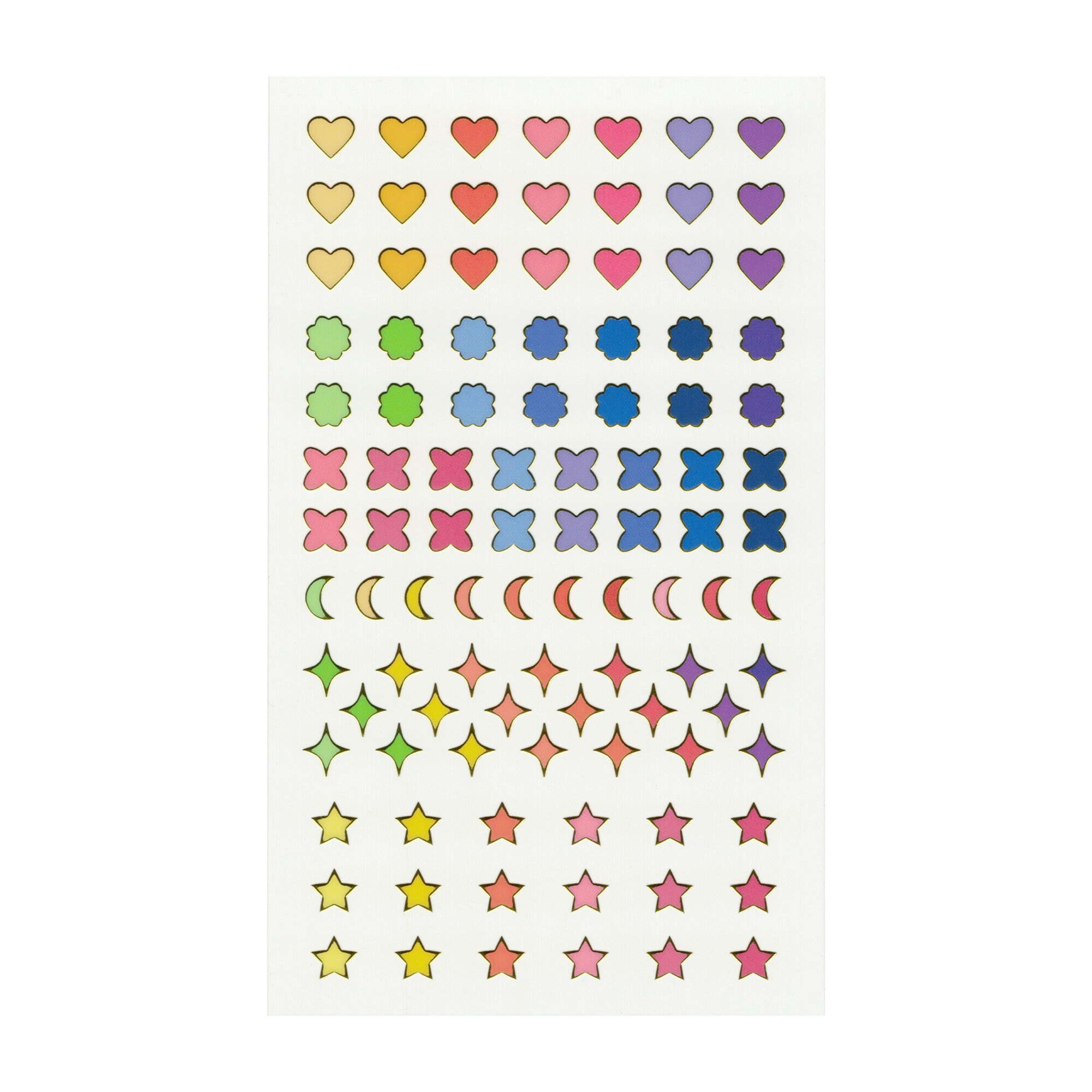 Basic Gold Line Deco Stickers Planner Stickers Gold | Etsy