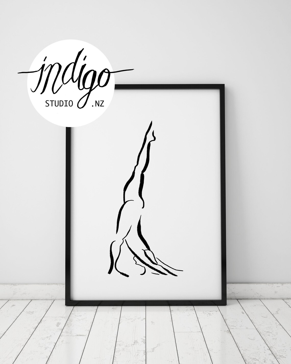 Vertical splits Line Drawing Print Digital printable wall - Etsy España