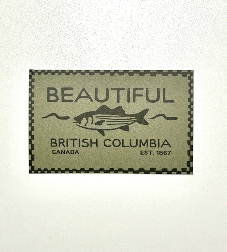 British Columbia 3 VINTAGE Sticker PACK Pacific Northwest, Travel ...