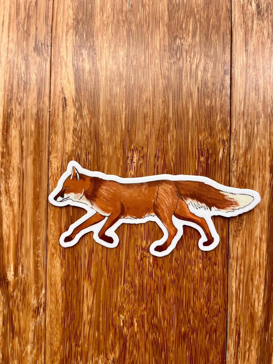 FAST FOX Sticker - Wild Life, Sticker, Fox Vinyl Sticker, Fox Stickers ...