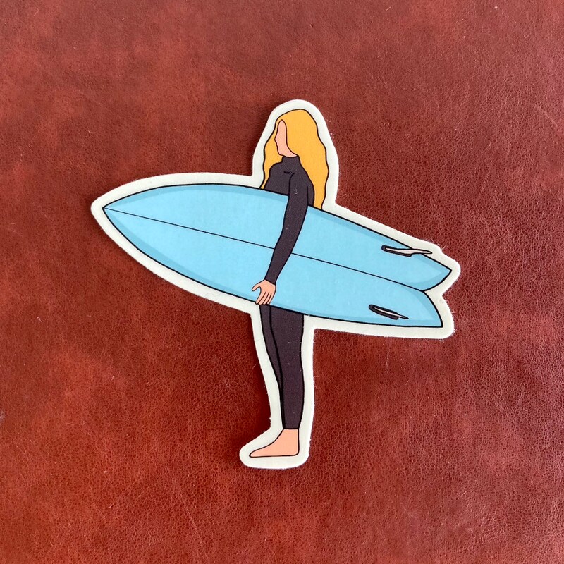 Surf Sticker - Etsy